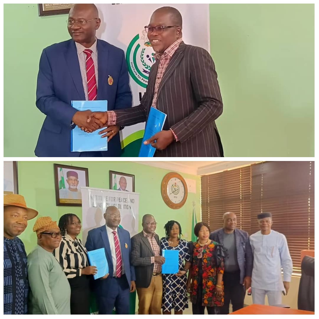 IPCR, ACOE Form Alliance, Signs MoU to Enhance National Peace and Stability - RegentAfrica Times